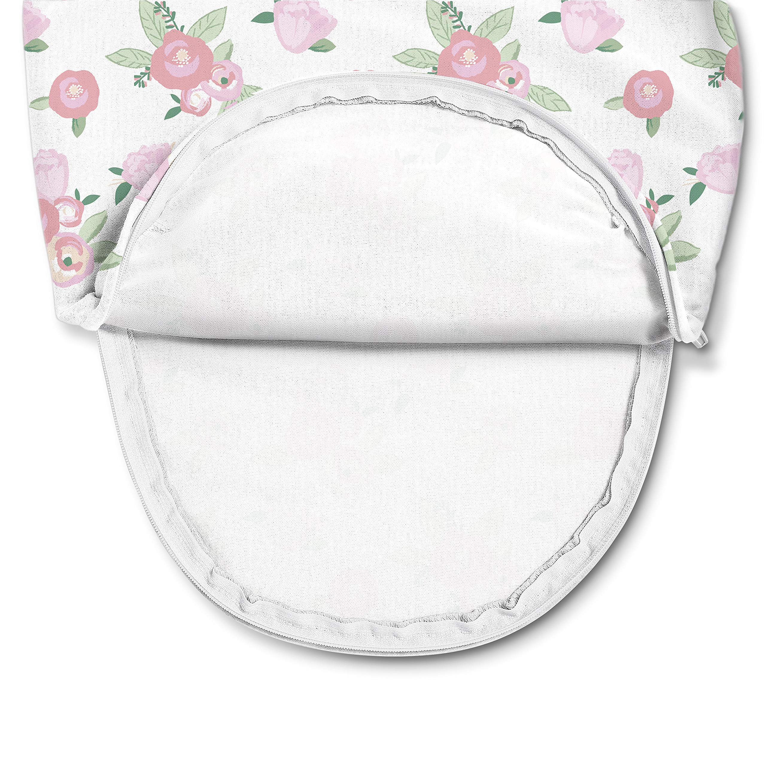 SwaddleMe Luxe Easy Change Swaddle – Size Small/Medium, 0-3 Months, 2-Pack (Water Color Floral)