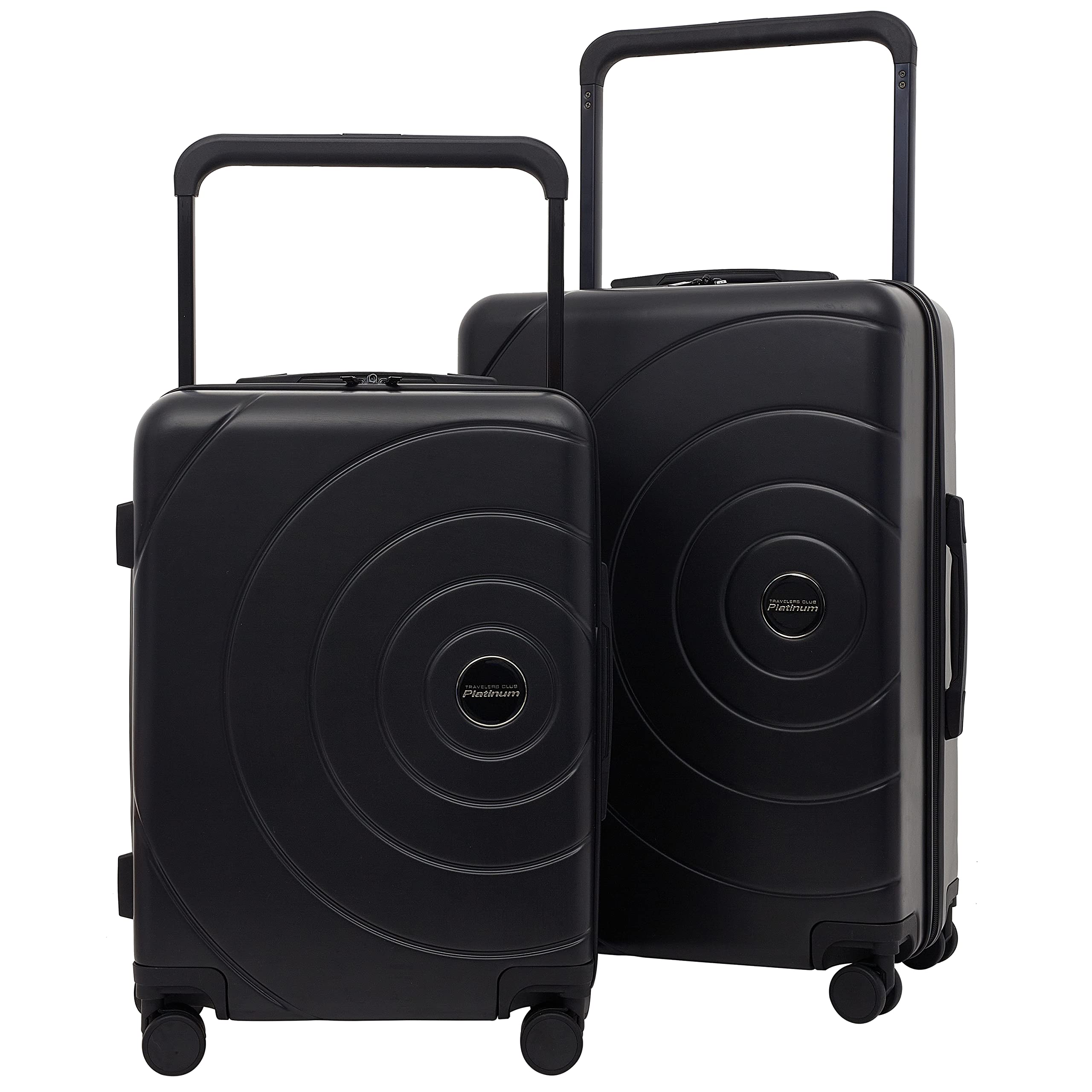 Travelers Club Odyssey Luggage Set, Black, 2 PC Set