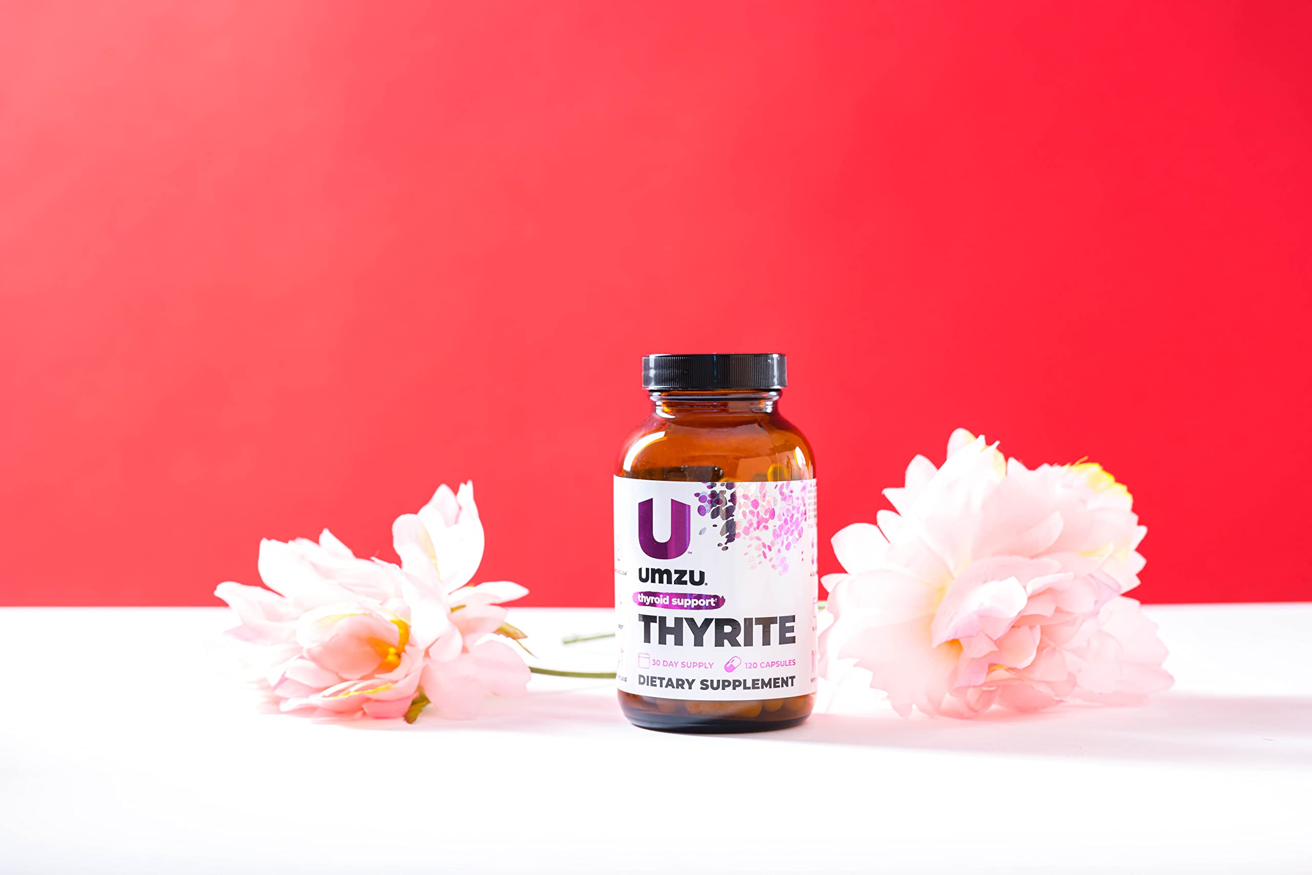 UMZU Thyrite - Supports Thyroid Health & Energy - with Magnesium, Zinc, Copper, Iodine & Selenium - 30 Day Supply - 120 Capsules