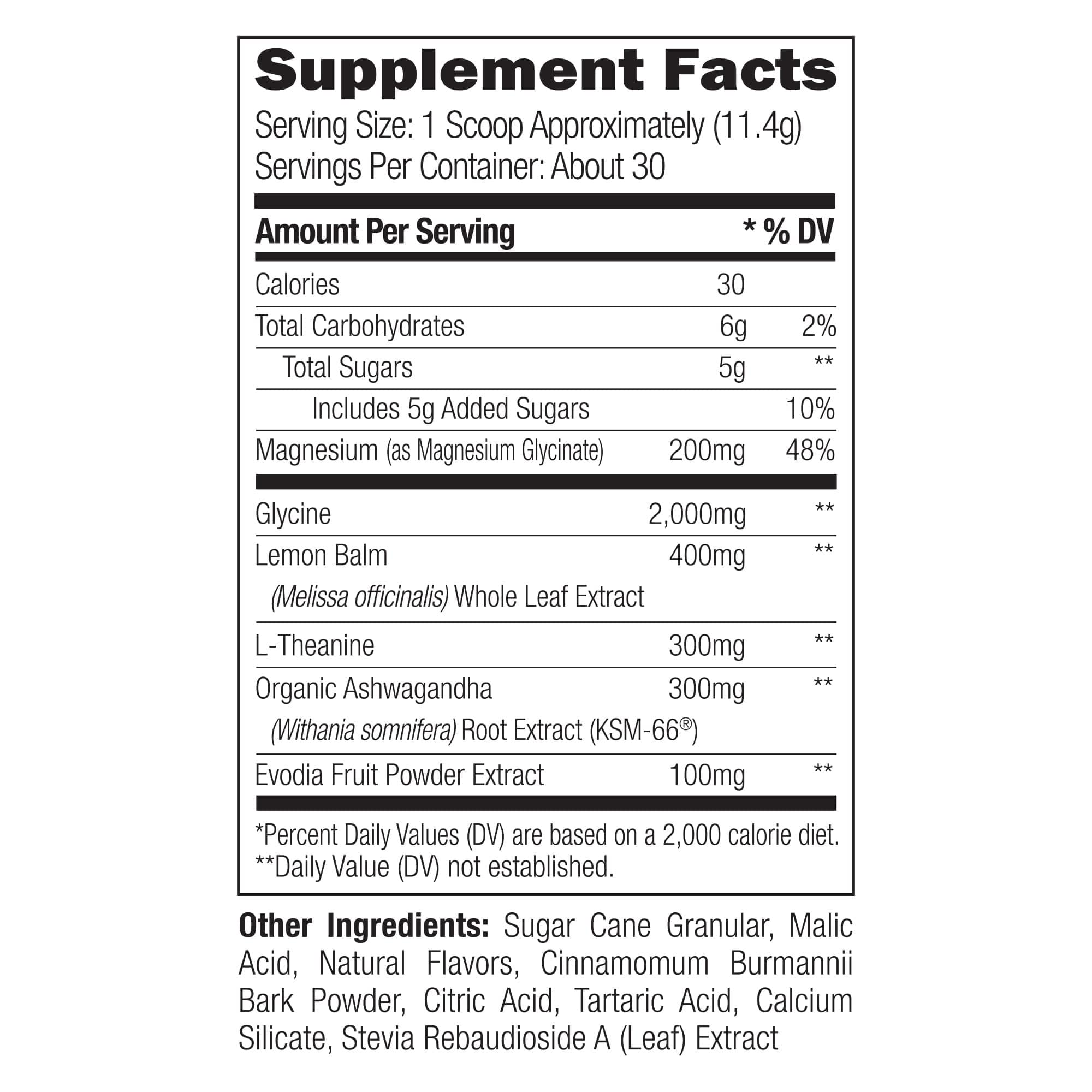 UMZU zuSleep - Natural Sleep & Relaxation Support - with Ashwagandha Root Extract, L-Theanine & Magnesium - Take 1x Daily with Water - 30 Day Supply - 12.6 oz - Apple Cider with Cinnamon