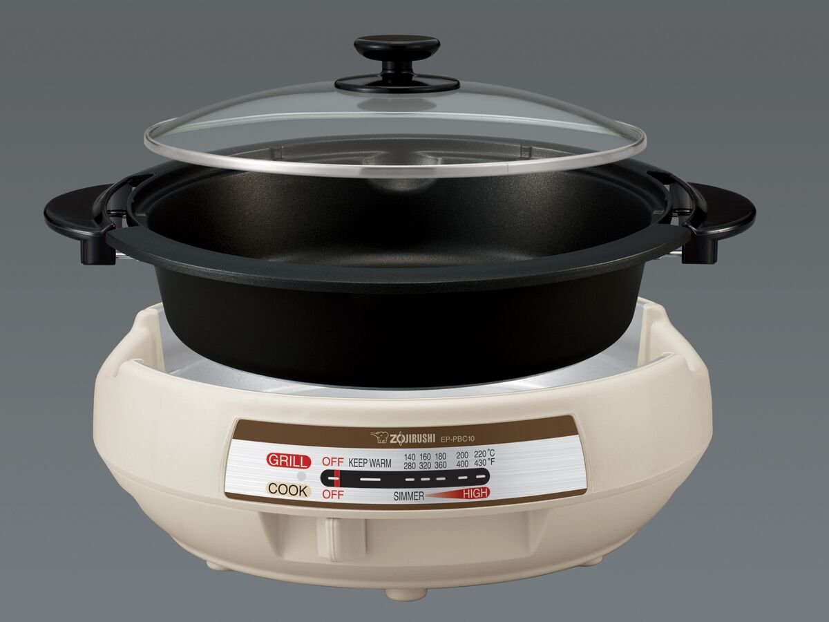 Zojirushi EB-DLC10 Indoor Electric Grill & EP-PBC10 Gourmet d'Expert Electric Skillet