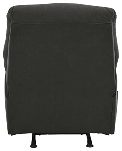 Signature Design by Ashley Lucina Casual Upholstered Rocker Recliner, Dark Gray