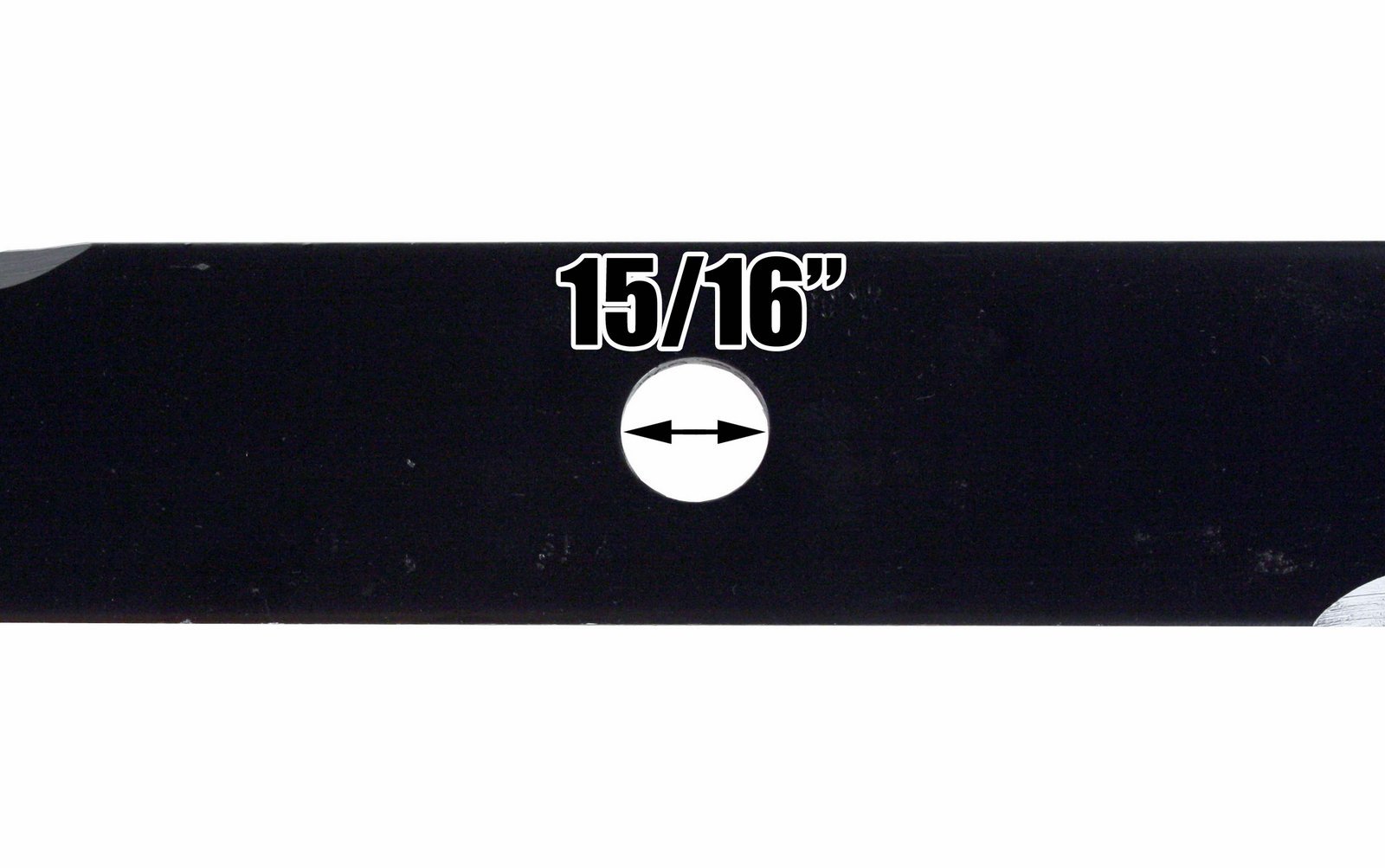USA Mower Blades U15180BP (9) High-Lift Replacement Blade for Toro 103-6387 103-6387-S 103-6402-S Length 18 in. Width 2-1/2 in. Thickness .250 in. Center Hole 15/16 in. 52 in. Deck