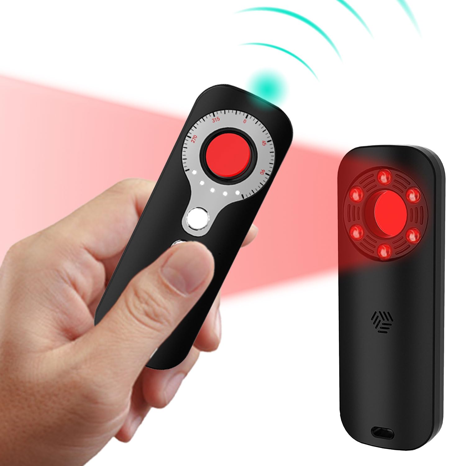 YYLUUT Hidden Camera Detectors Anti Spy Detector Hidden Devices Spy Camera Bug Detector, Privacy Protector, GPS Tracker Detector Wireless Signa Anti-Sneak Anti-Monitoring Scan Tracker Detector