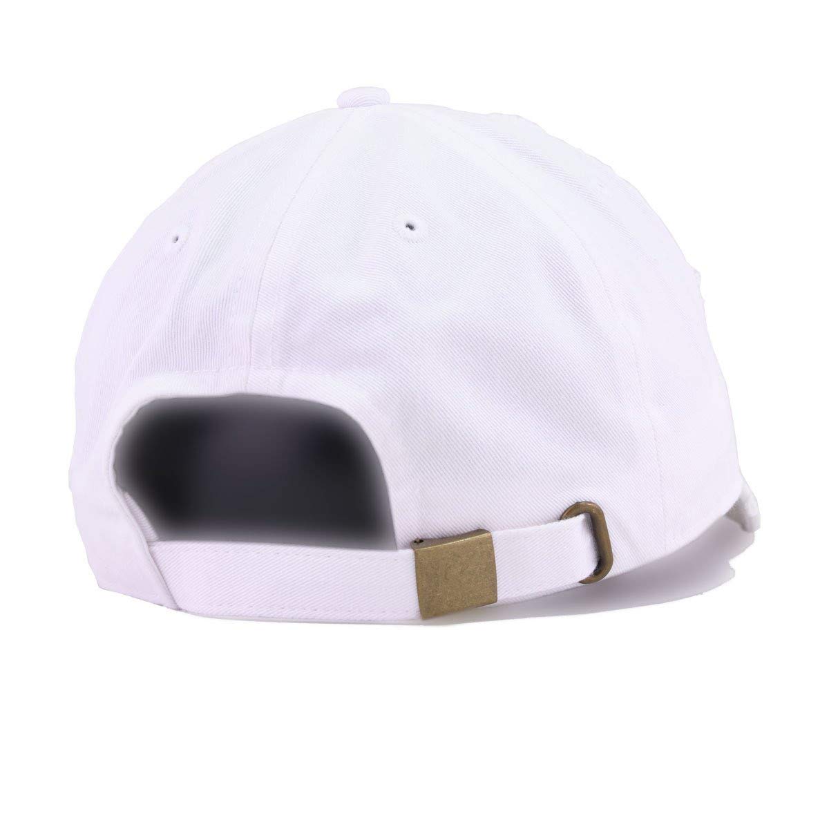 USA Trump Vintage Baseball Cap Embroidered Cotton Adjustable Distressed Dad Hat White