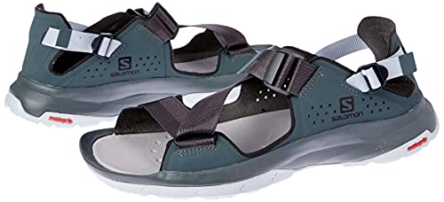 Salomon Unisex TECH Sandal Hiking Shoes, Urban Chic/Forever Blue/Pearl Grey, 10 US Men