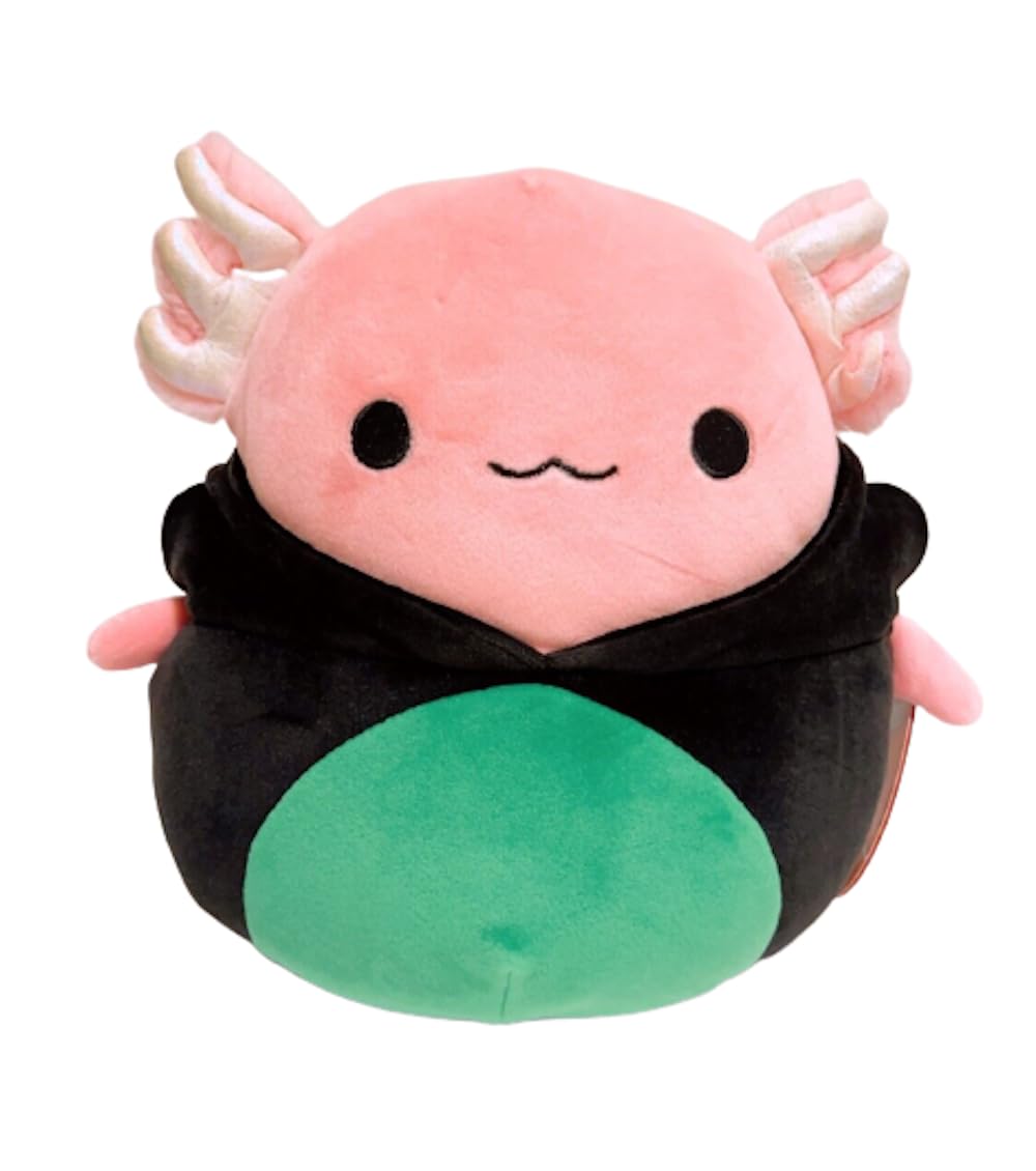 squishmallows Hoodie Squad 5" Archie The Axolotl in Cat Costume Plush Doll Toy