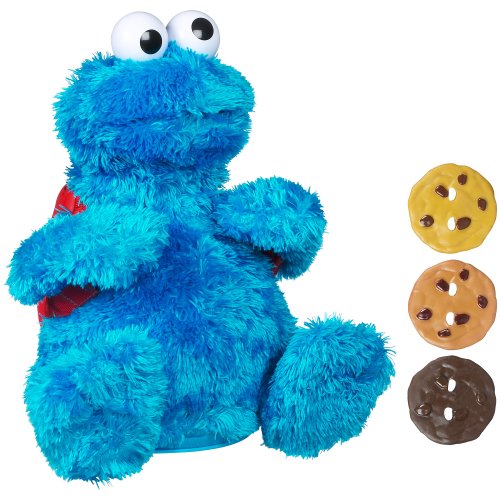 Sesame Street Count And Crunch Cookie Monster Plush