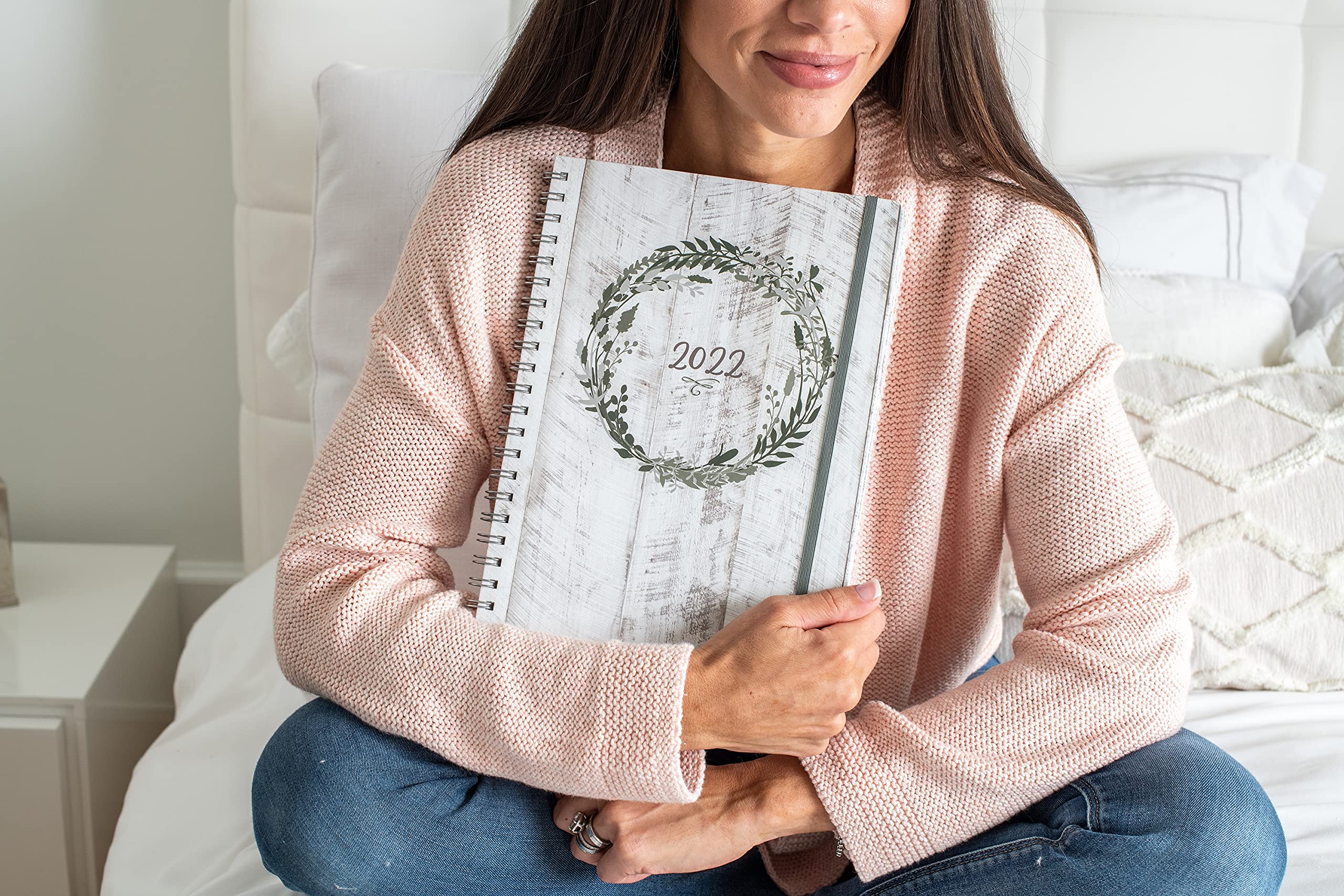 Southworth Planner (January 2022-December 2022), 7" x 9.25", Rustic Sage Botanical, Premium 28#/105 gsm Paper, Medium Twin Wire (91459)