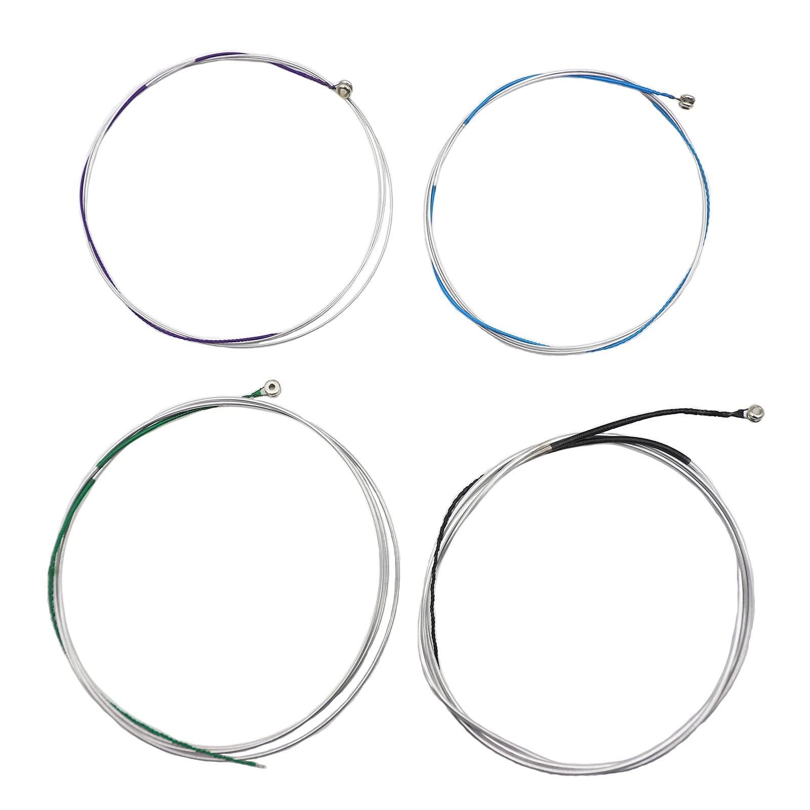 RAUYIVANY Viola strings set.Nickel-plated balls&stainless steel copper-nickel alloy wound, Medium tension,Suitable for practice and stage performances