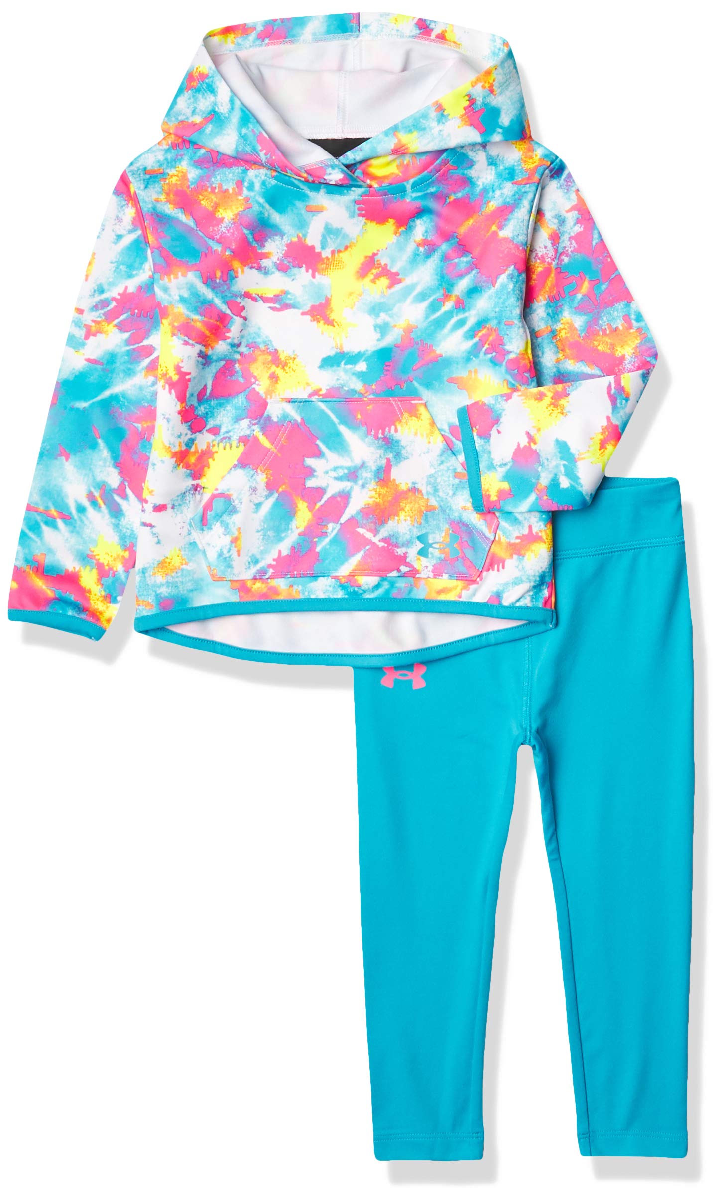 Under Armour Girls' UA FC Hoodie Set, Cerise, 6