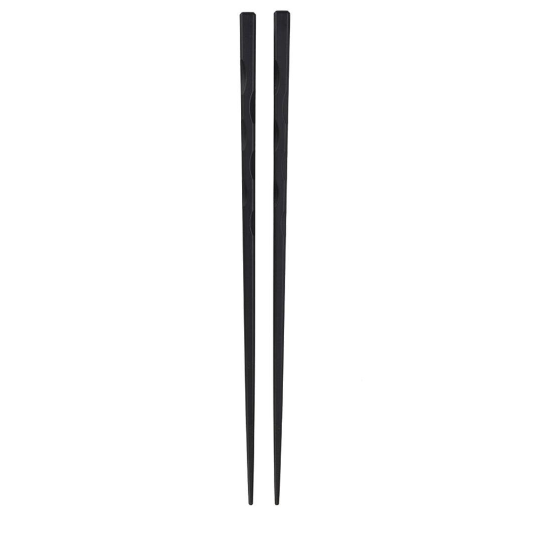 YJYDADA 1 Pair Japanese Chopsticks Alloy Non-Slip Sushi Chop Sticks Set Chinese Gift (D)