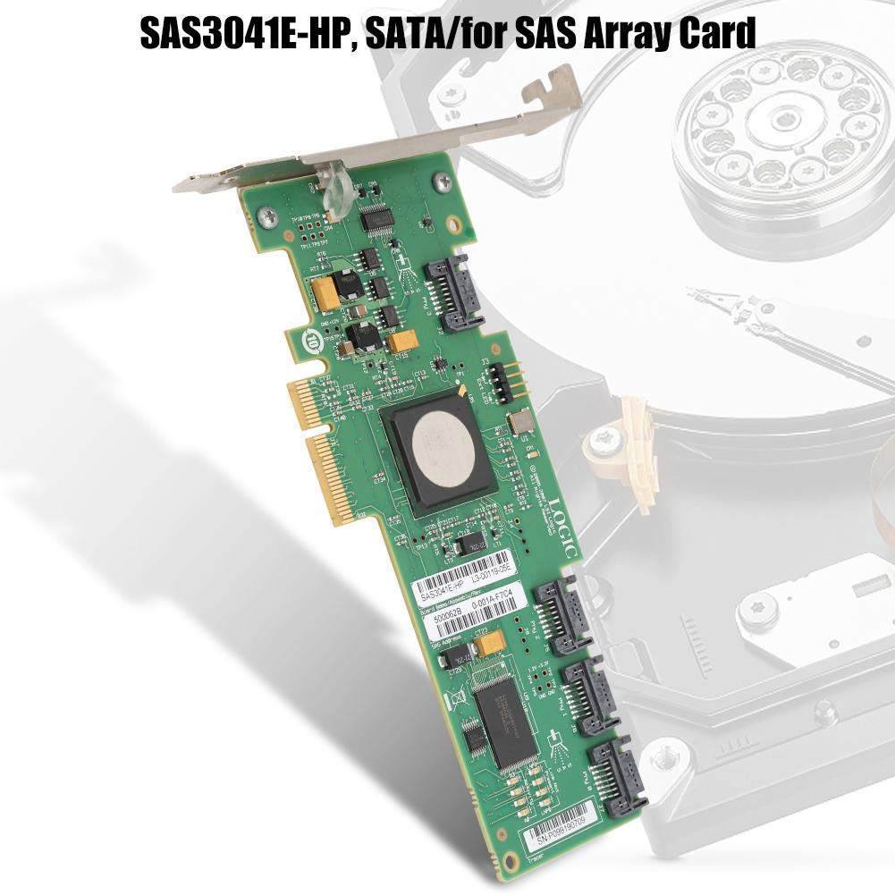 SAS3041E Array Card, 1000MB,s 4 Channels LSISAS1064E LSI SAS3041E HP 4 Port SAS Card for HP Version 4 Port SAS RAID Array Card Controller for RAID