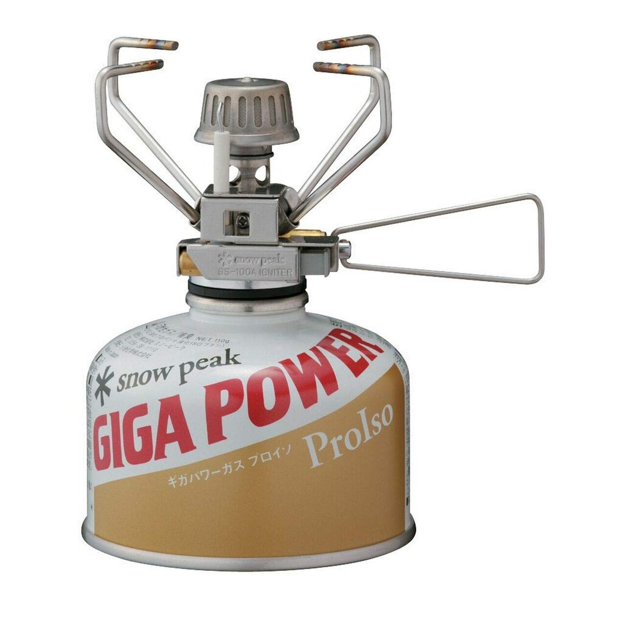 Snow Peak GigaPower Stove, lightweight backpacking stove (GS-100R2-US)