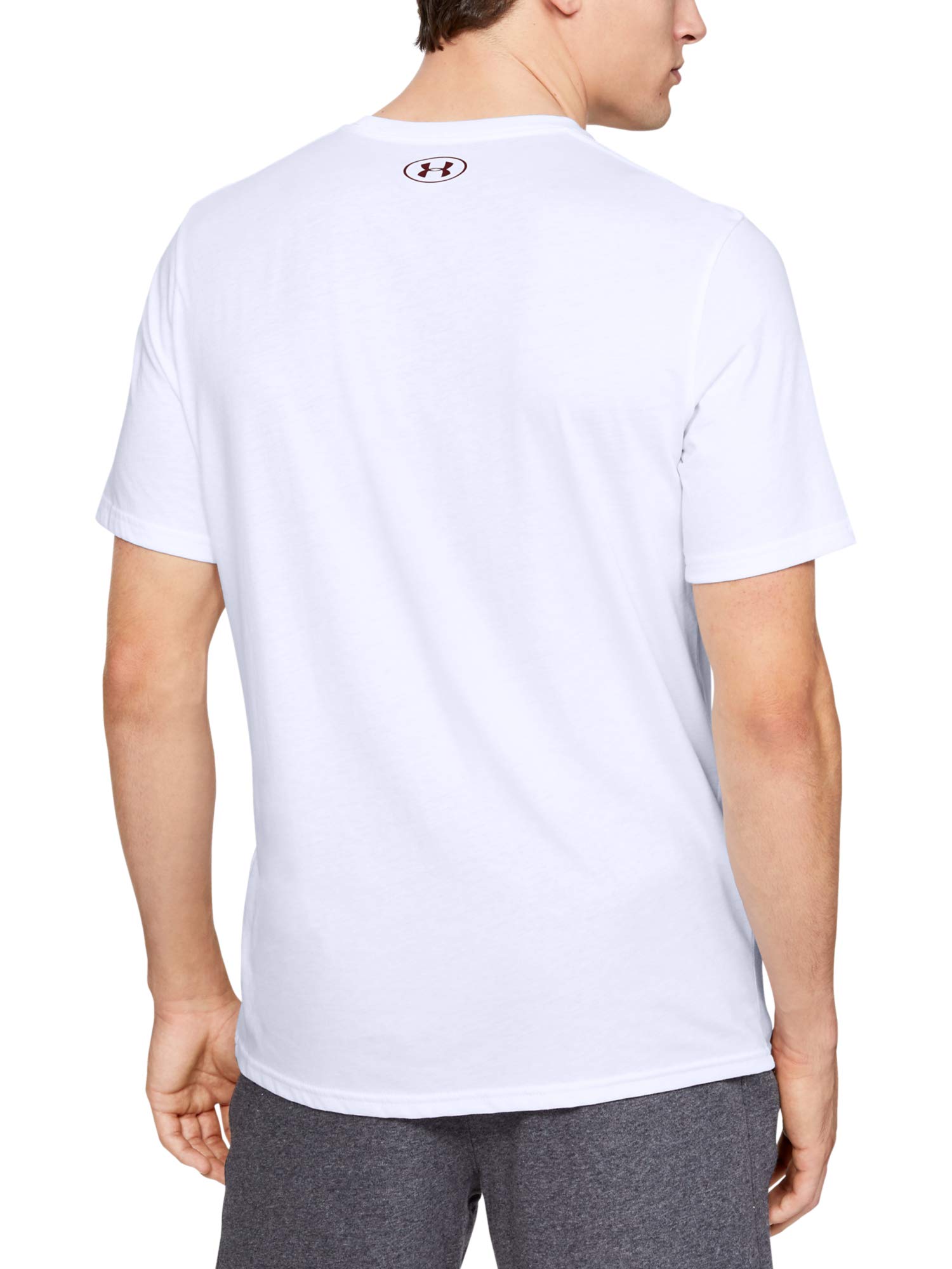 Under Armour Men's UA Boxed Sportstyle Camo Fill Short Sleeve SM White