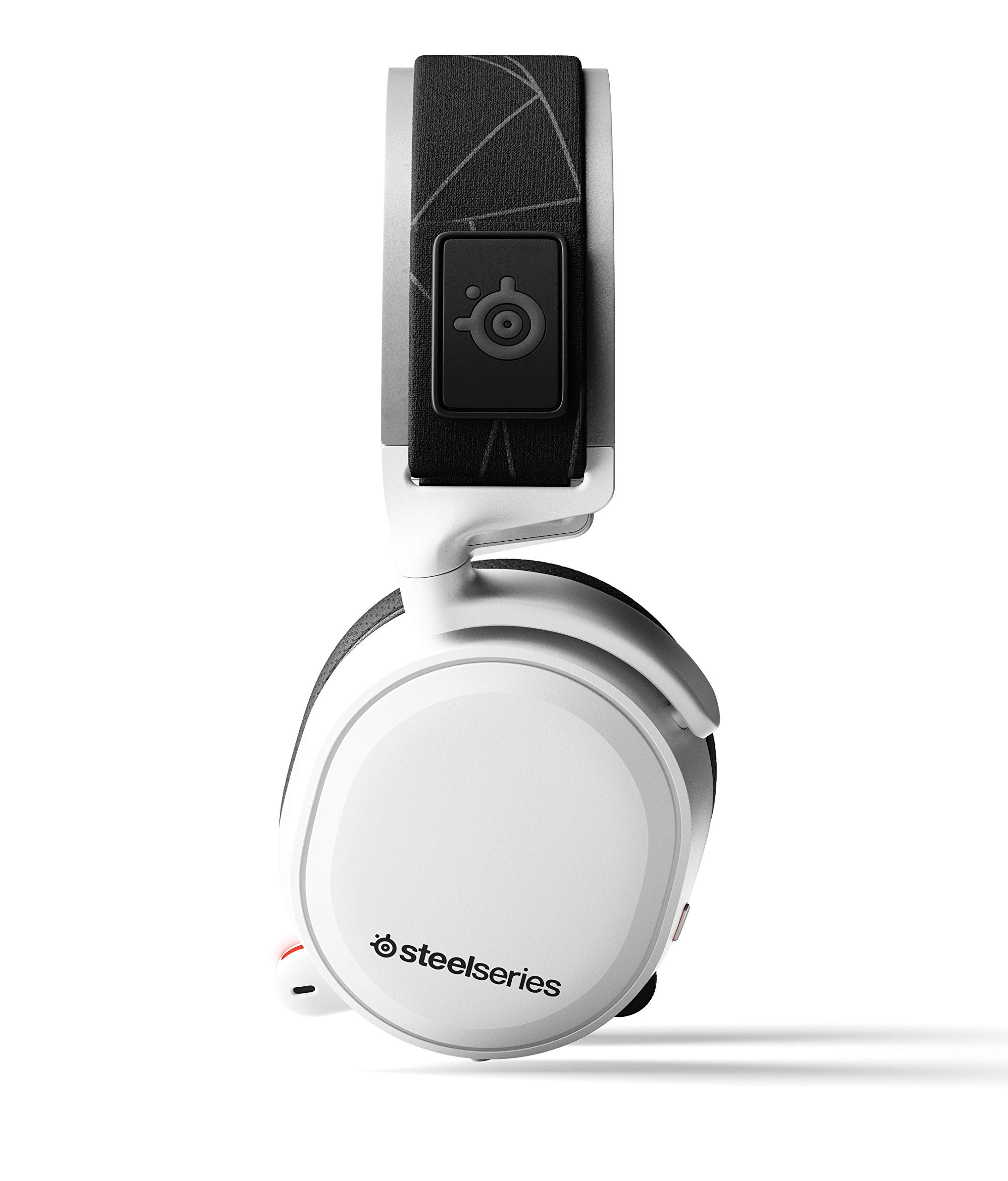 SteelSeries Arctis 7 (2019 Edition) Lossless Wireless Gaming Headset with DTS Headphone:X v2.0 Surround for PC and PlayStation 4 - White (Renewed)