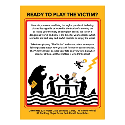 Spontuneous The Worst-CASE Scenario Card Game - All New Family/Party Game | 0% Trivia, 100% Humorous Fun