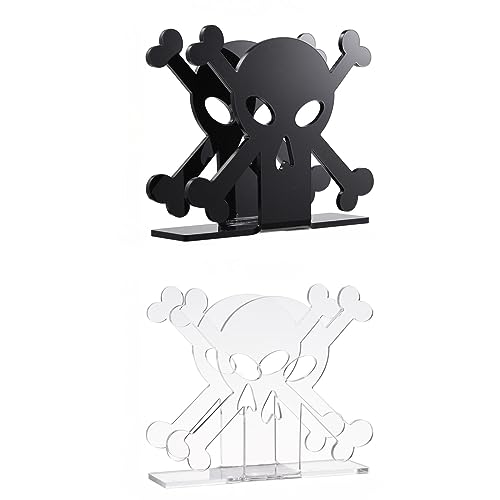 Vertical Tissue Holder Skull Paper Towel Storage Rack Table Napkin Rack Restaurant Kitchen Tissue Organizer Dispenser Skull Acrylic Paper Stand