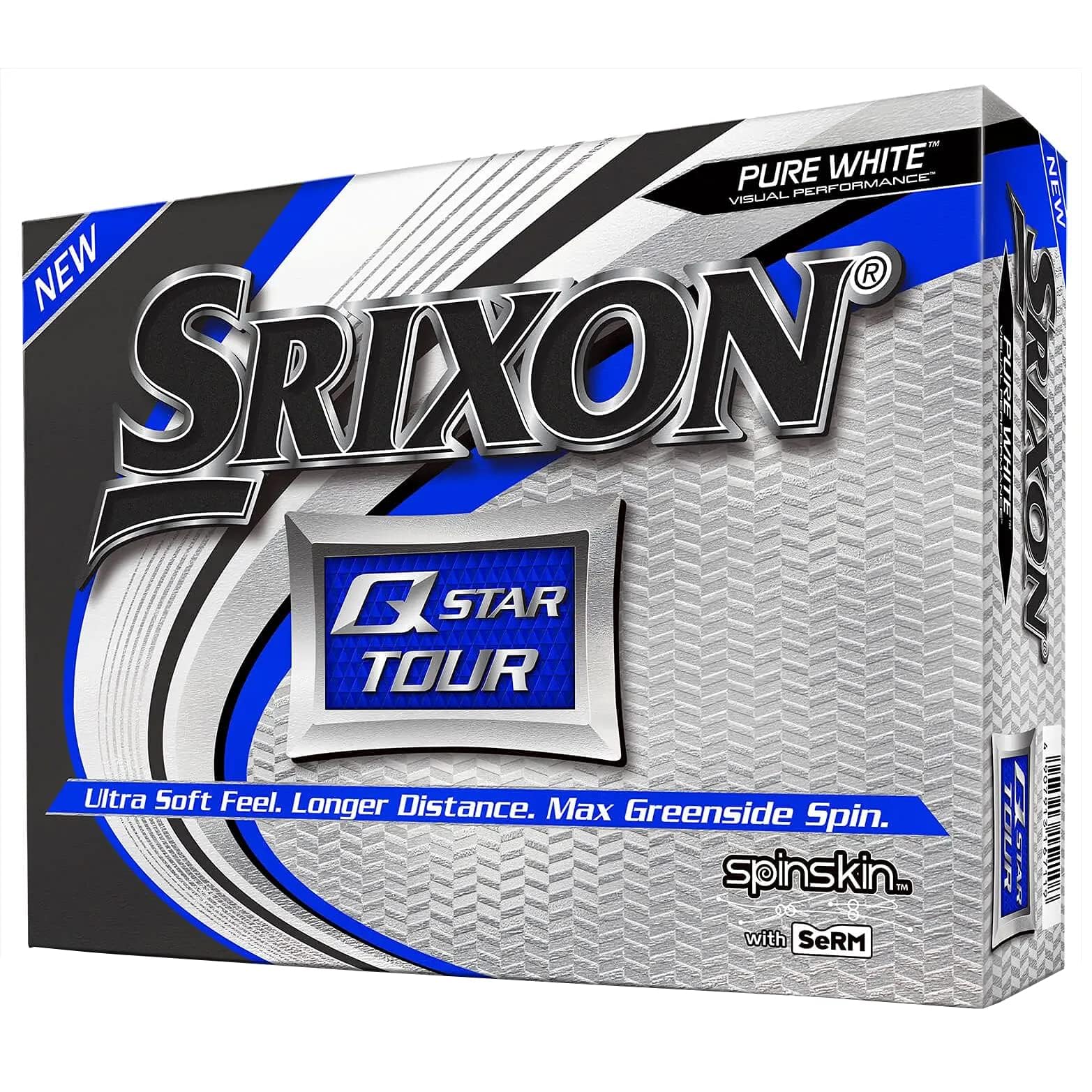 Srixon Q-Star Tour 3 Golf Balls, White (One Dozen)