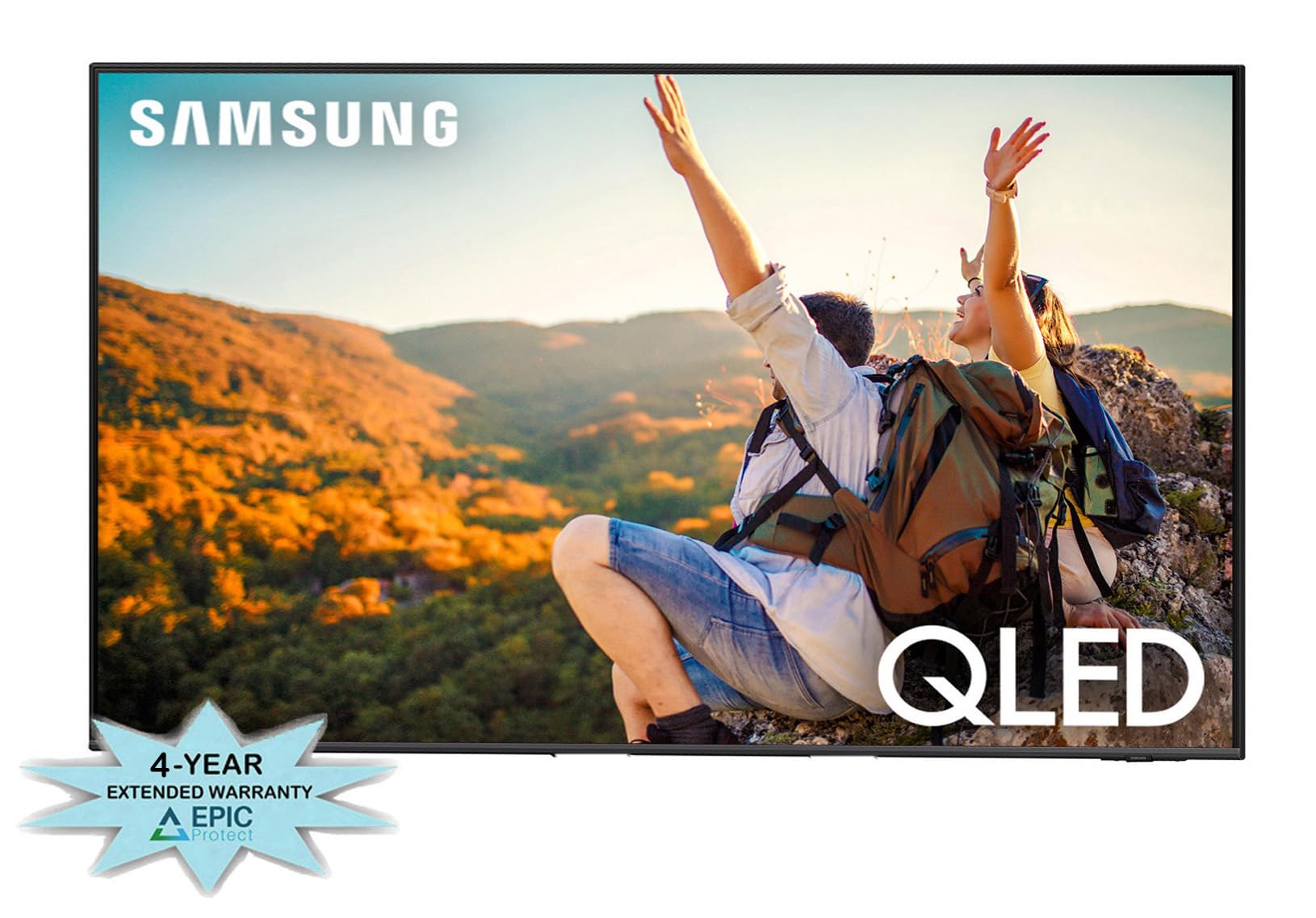SAMSUNG QN75Q70CDFXZA 75 Inch 4K QLED Quantum HDR Smart TV with an Additional 4 Year Coverage (2023)(USED)