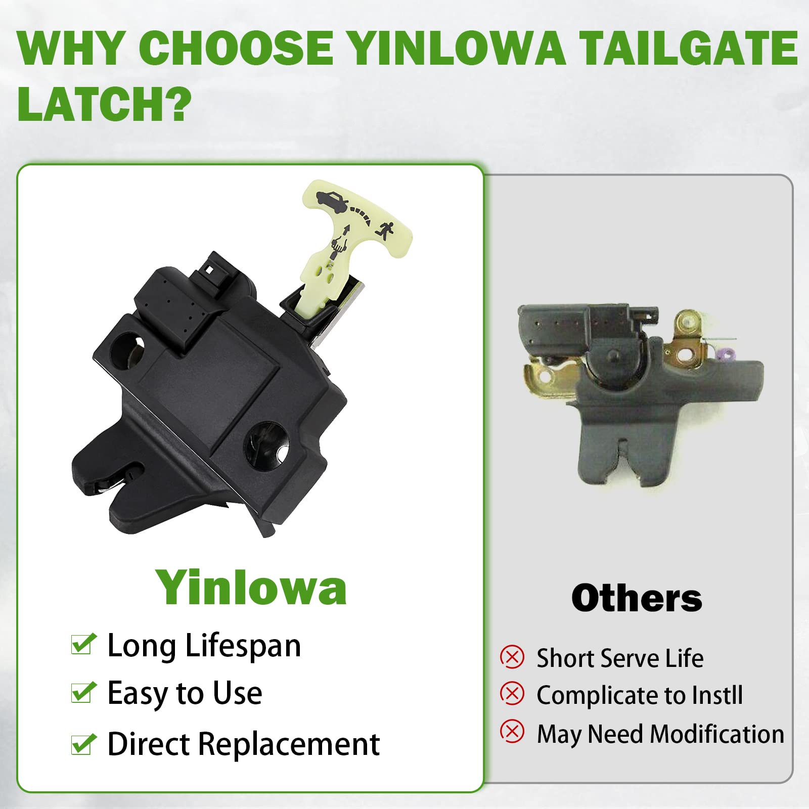 Trunk Lock Latch for Toyota Camry 2007 2008 2009 2010 2011 Replacement Camry Rear Trunk Lid Release Latch Door Lock Actuator Motor Assembly Replace 64600-06010, 931-860