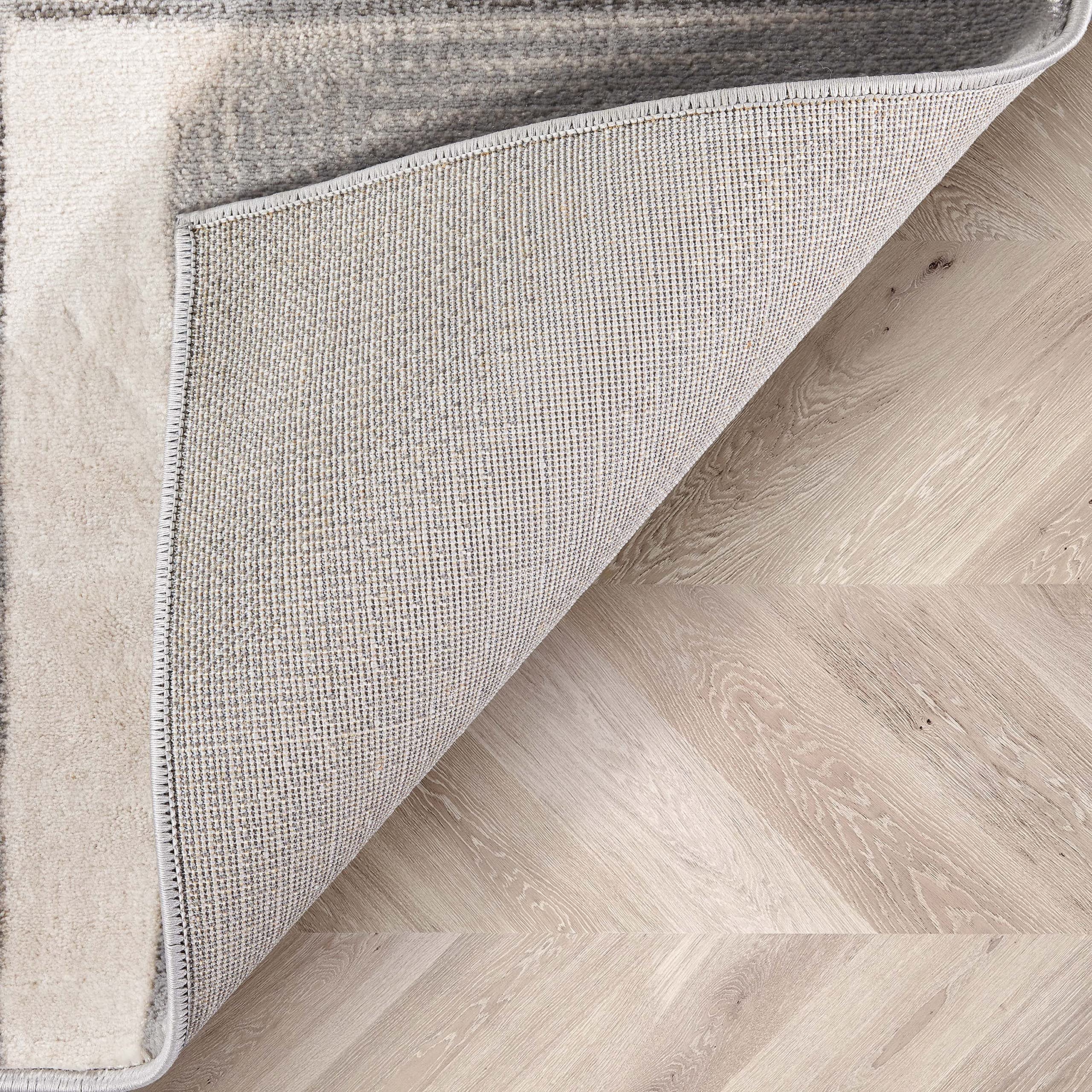 Well Woven Lane Blush Pink Modern Geometric Boxes & Squares Pattern Area Rug 5x7 (5'3" x 7'3")