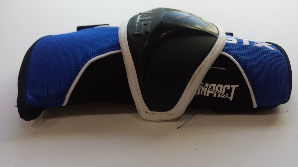 STX Lacrosse Impact Arm Guard, Royal Blue, Small