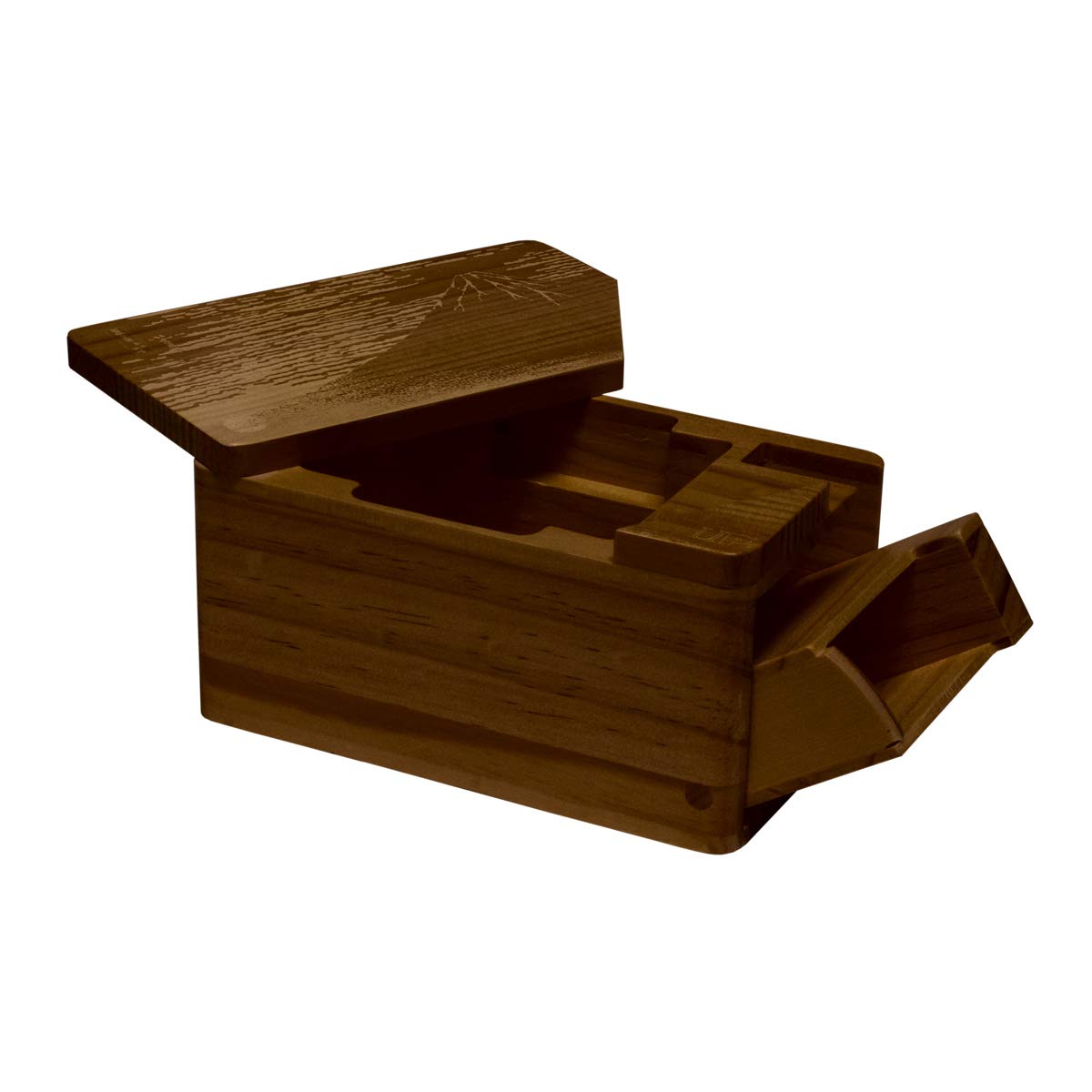 Ultra Pro - Red Fuji - Hako Series Premium Wood Deck Box