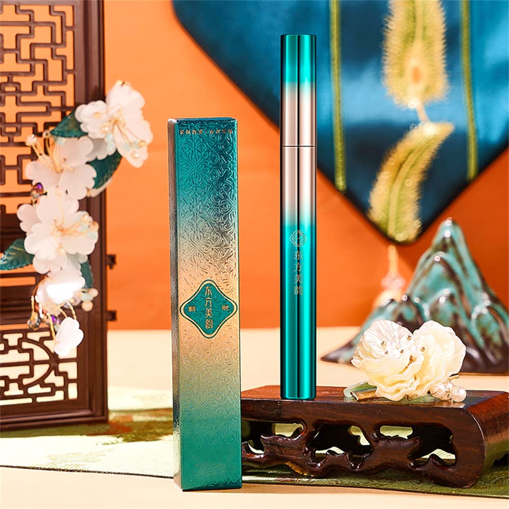 Ultra Fine Waterproof Mascara for Fine Short Eyelash,Skinny Black Mascara,Catching Tiny Eyelashes，Lengthening & Thickening Mascara (1 Pcs)