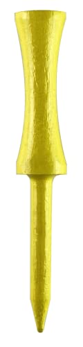 Pride Professional Tee System Two Piece Step Tee, 50 Count, 2-3/4 inch (Yellow)