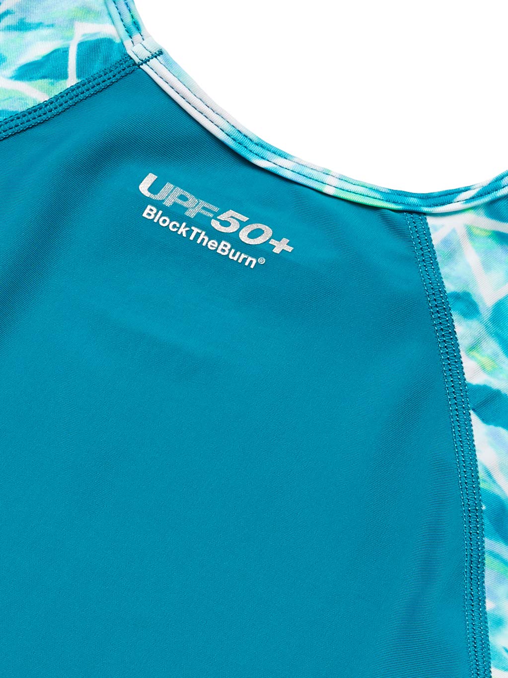 Speedo Girl's Uv Swim Shirt Short Sleeve Printed Rashguard