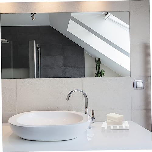 Zerodeko 2 Pcs Shower Soap Soap Container Diatomite Soap Holder Water Absorption Soap Pad White Soap Dish Quick Dry Soap Holder Soap Dishes for Bathroom Diatom Mud Soap Box Lining