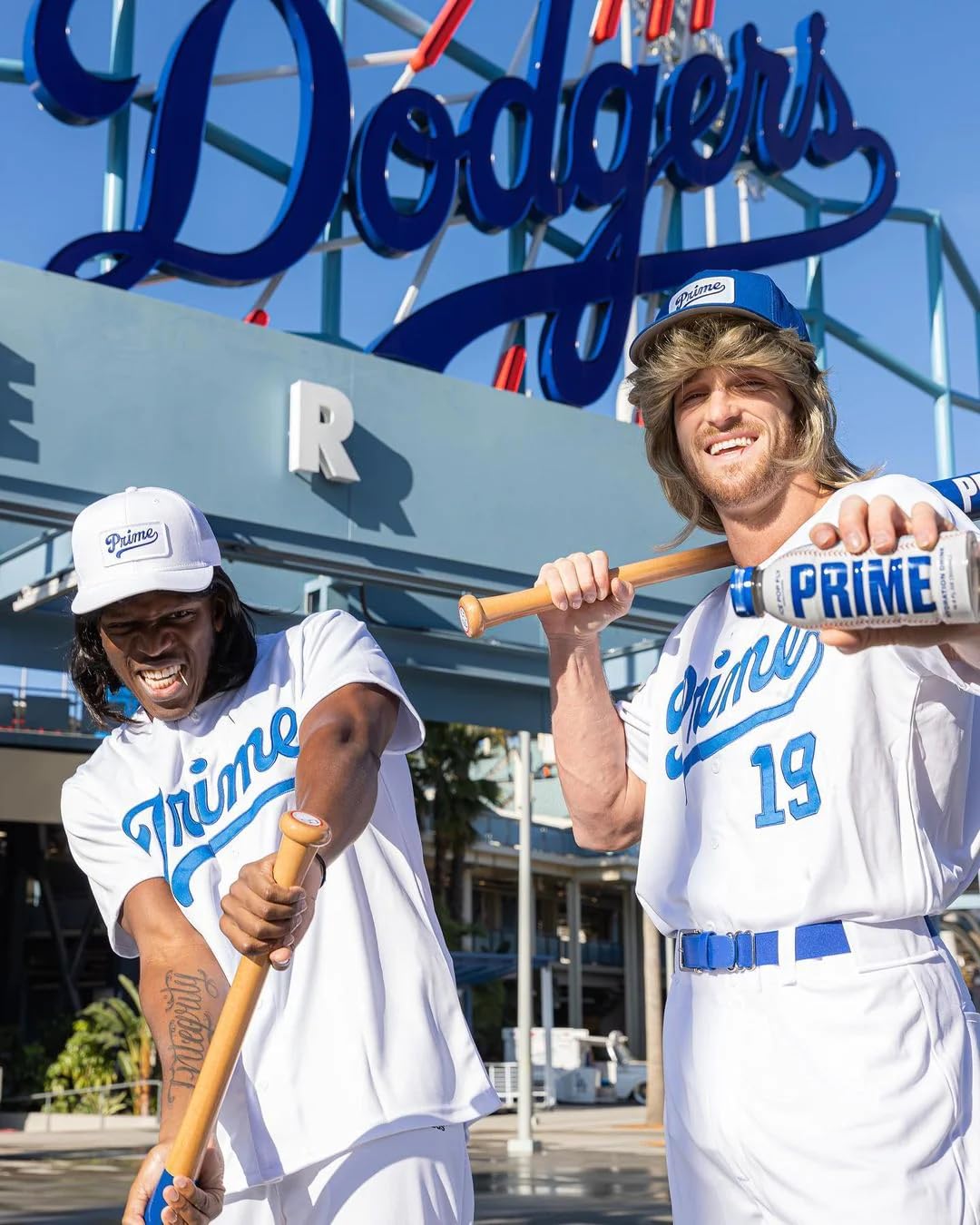 Prime Dodgers Pack of 6 Limited Edition of 16.9Fl oz Hydration Beverage