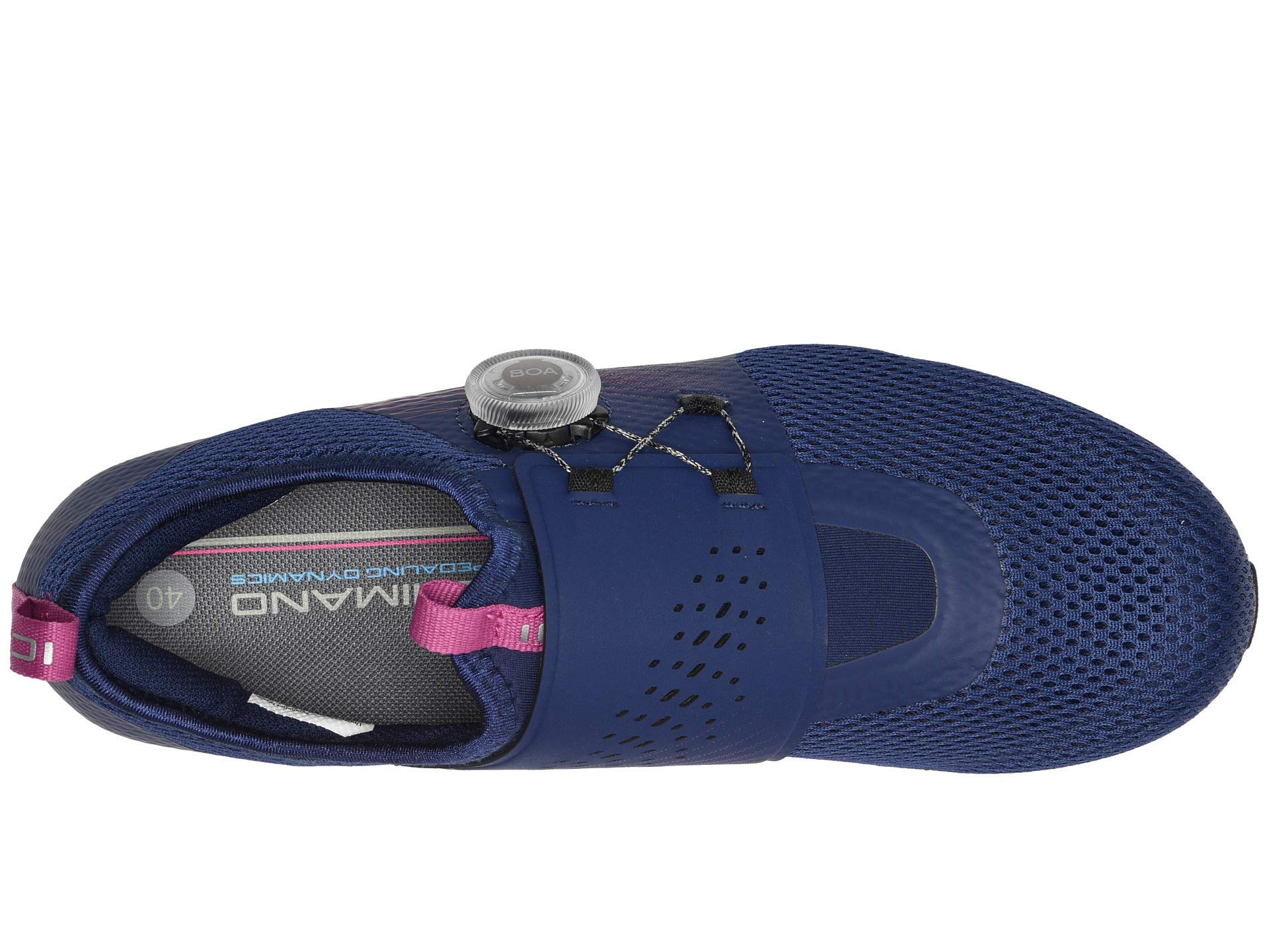 SHIMANO SH-IC500W Women's High Performance Indoor Cycling Shoe, Black, 8.5-9 (EU 41)