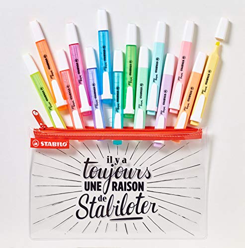 STABILO Highlighter swing cool - Pencil Case of 14 - Assorted Colours