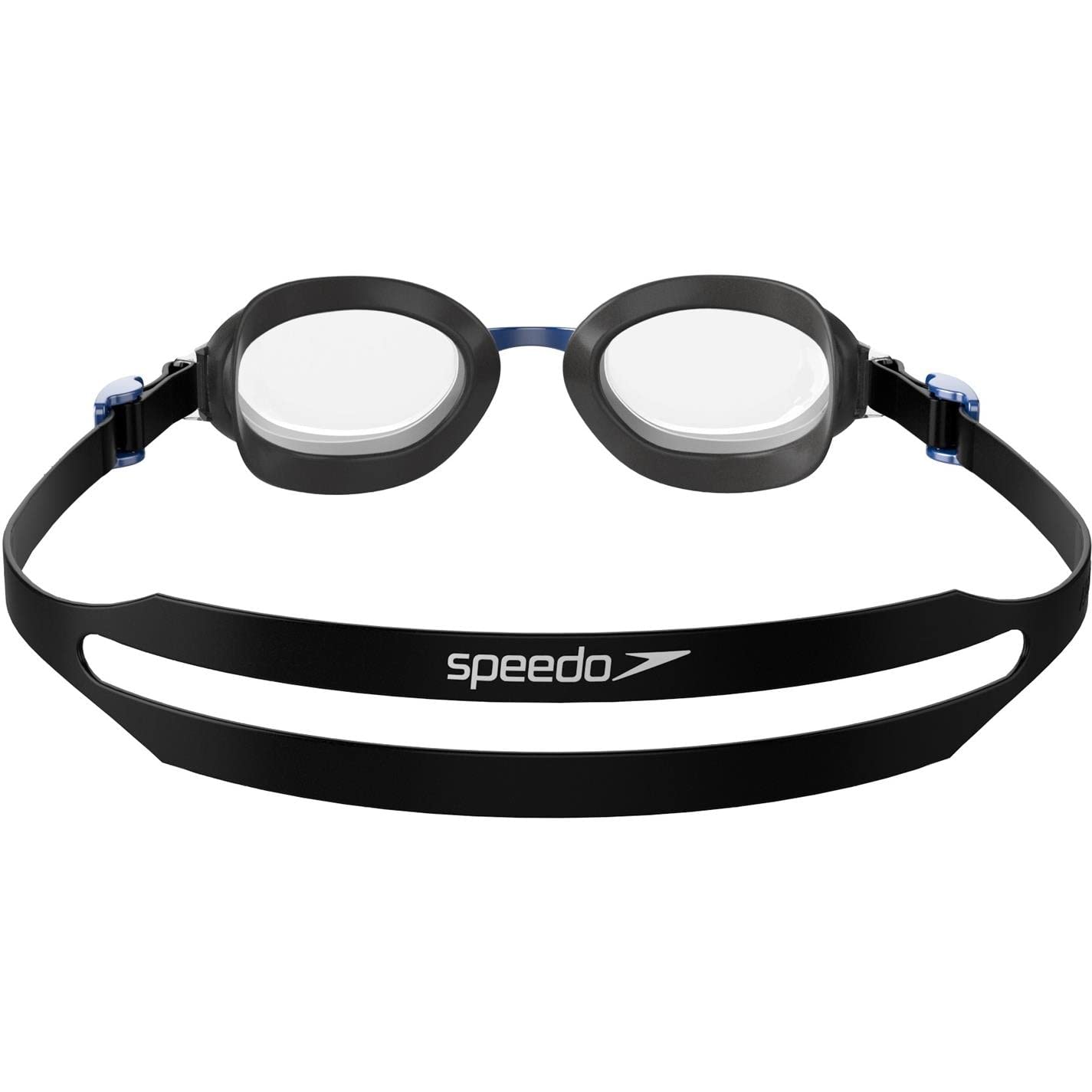 Speedo Aquapure Adult Goggles, Navy/Grey, One Size