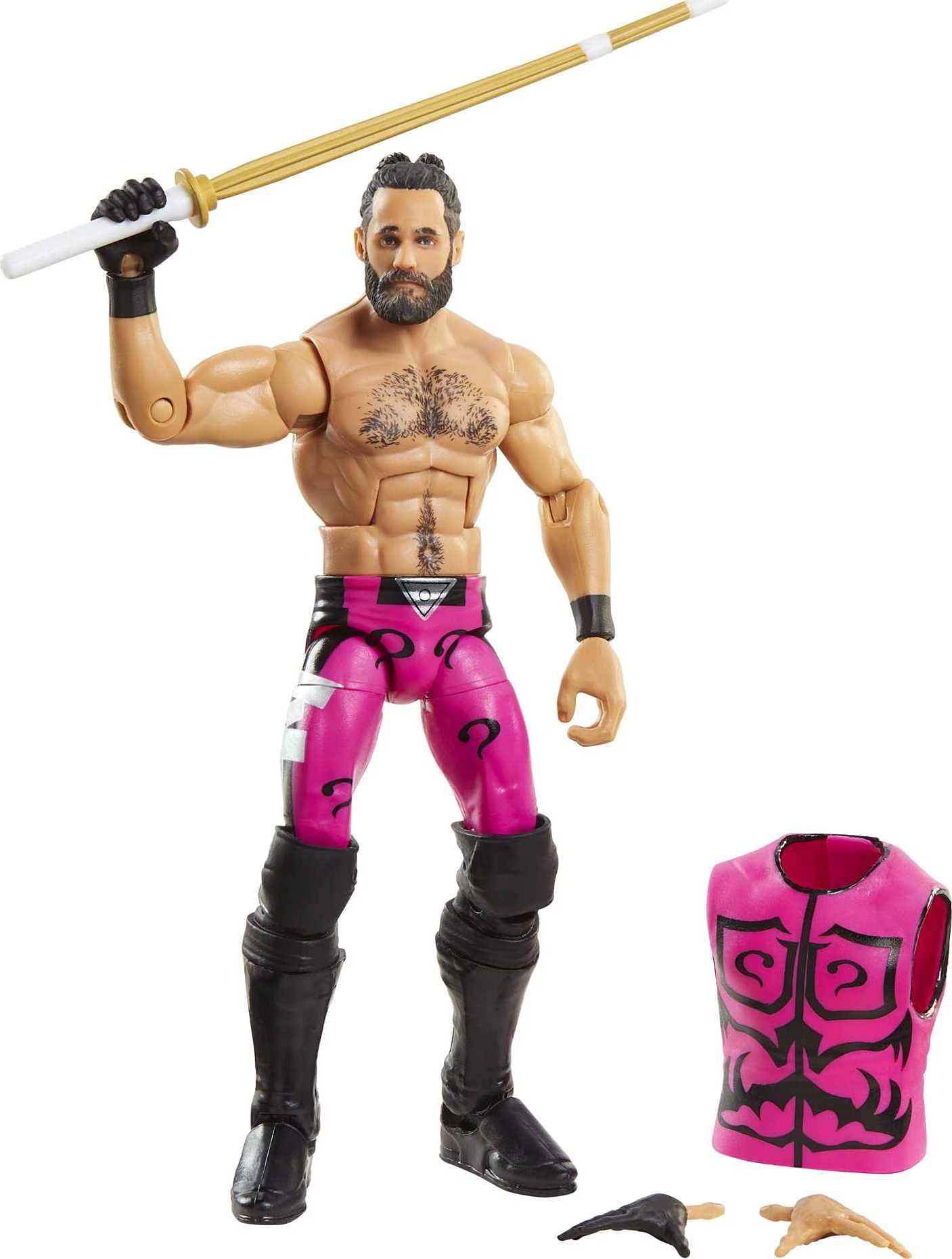 WWE MATTEL Seth Rollins Elite Collection Series 87 Action Figure 6 in Posable Collectible Gift Fans Ages 8 Years Old and Upā