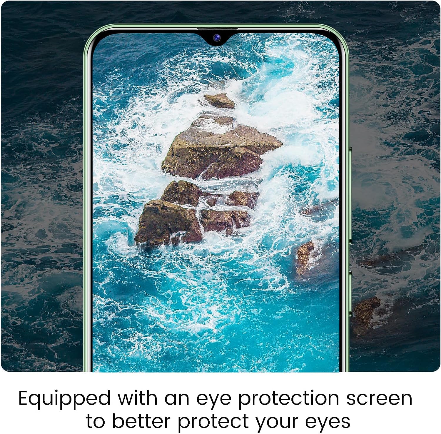 SANSHREUNI C23 Android 13 Phone Unlocked, 6GB+256GB Unlocked Cell Phones, 6.1" FHD+ Display 120HzD, Octa-Core CPU, 64MP Main Camera, 5800mAh Battery, Dual SIM, GPS, Face ID 5G Smartphone (Purple)
