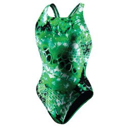 Speedo Circle Sound Super Pro Back - Youth,Green (003),26