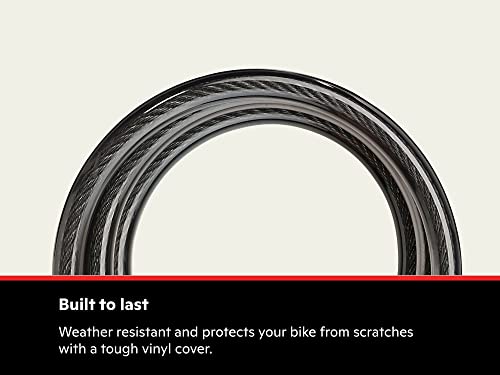 Schwinn Anti Theft Bike Lock, Security Level 1, Key Lock, 4 Foot , Black