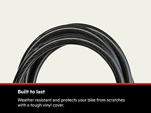 Schwinn Anti Theft Bike Lock, Security Level 1, Combination Lock, 4 Foot , Black