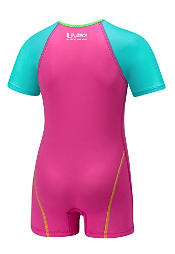 Speedo Unisex-Child UV Thermal Swimsuit Begin to Swim UPF 50 , Berry, 4T (Toddler)