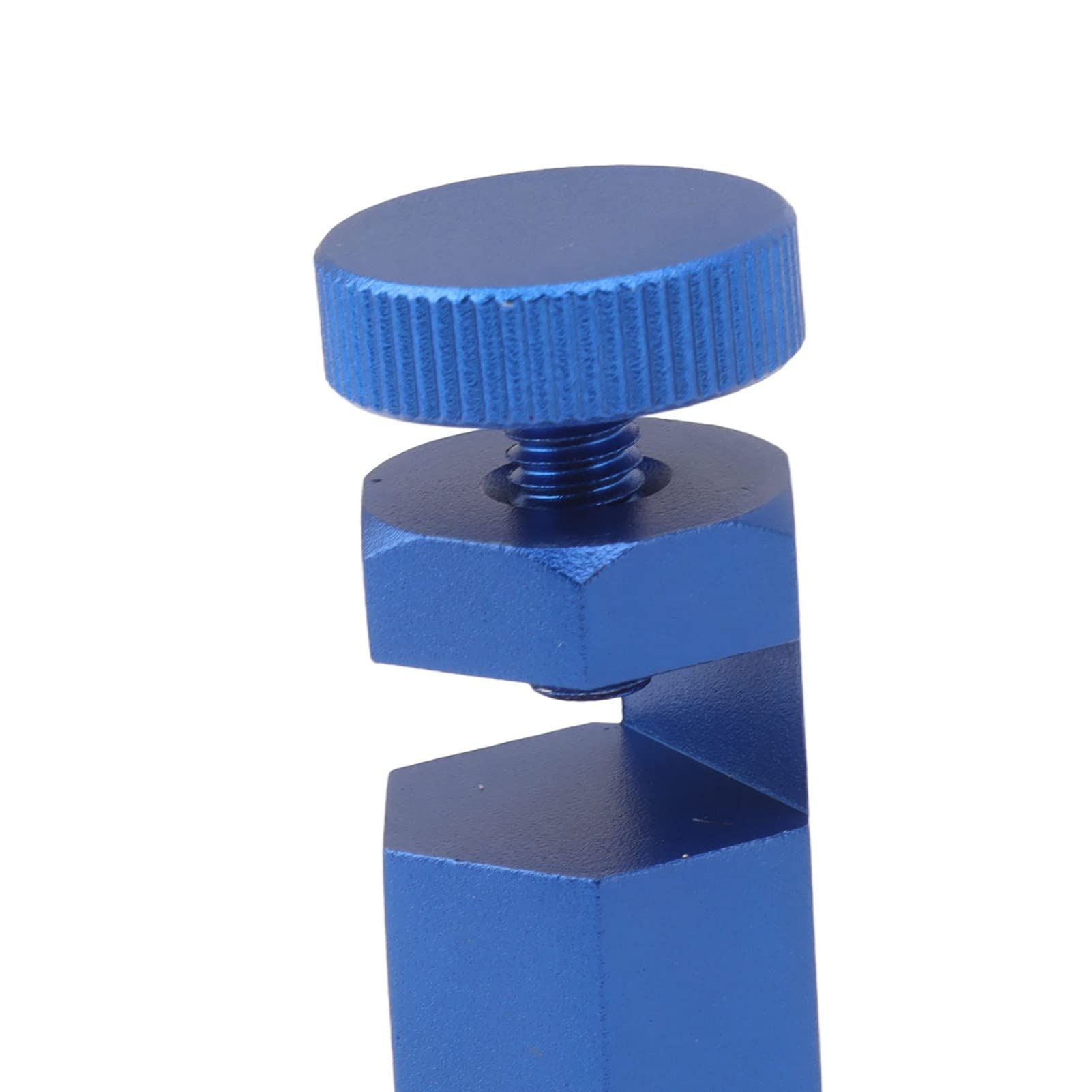 Stair Gauges, Aluminium Alloy Stair Gauges for Framing Square, Wear Resistant Durable Stair Stringer Layout Tool for Carpentry Squares Stair and Rafter Gauge Clamps (Blue)