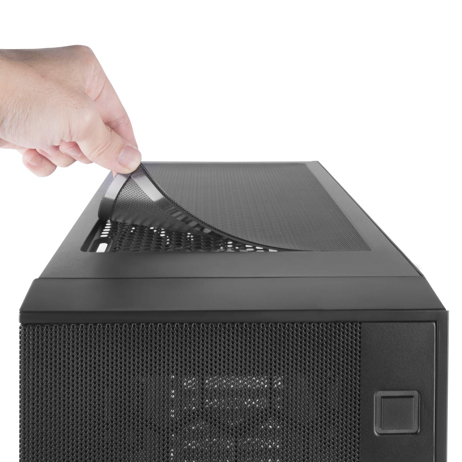 SilverStone Technology FARA R1, Tempered Glass, Black, Mid-Tower ATX Case with Micro-ATX and Mini-ITX Support, SST-FAR1B-G