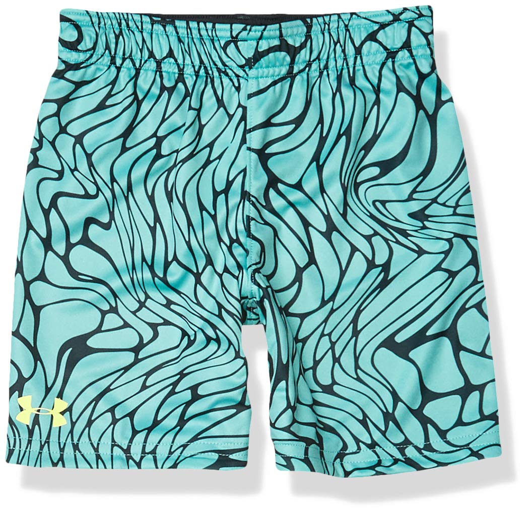 Under Armour Boys' UA META Reversible Short, Radial Turquoise, 6