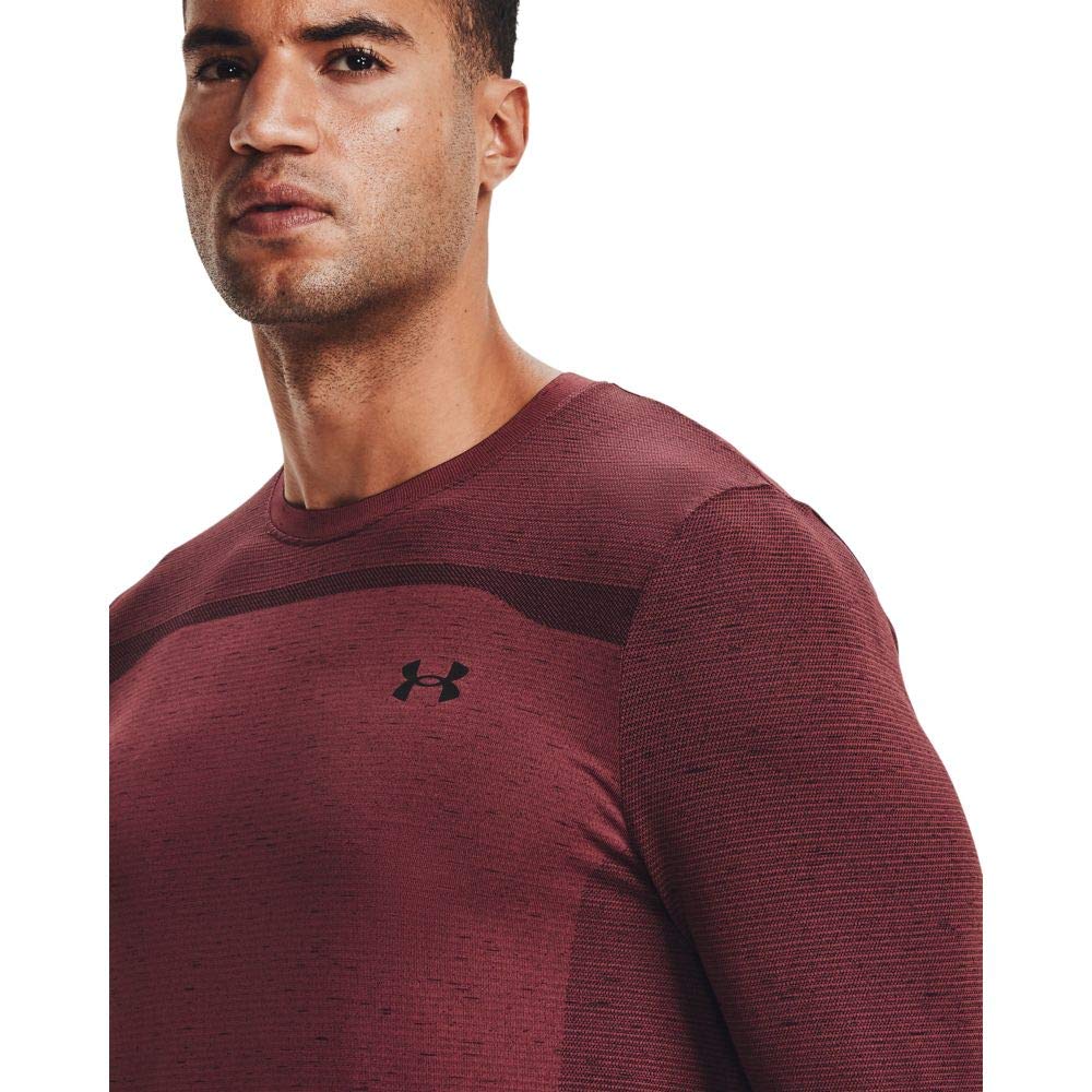 Under Armour Seamless Long Sleeve T-shirt, Blur (652)/Black, Small