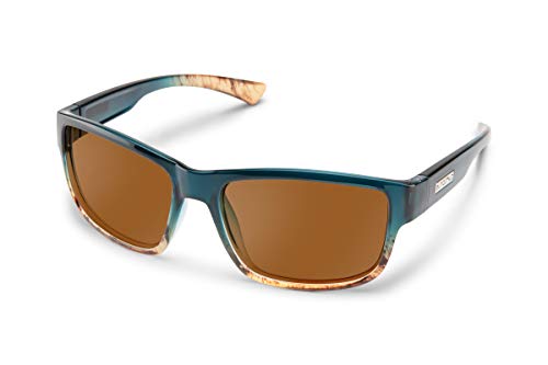 Suncloud Suspect Active Polarized Sunglasses - Ocean Fade Frame | Polar Brown Lens