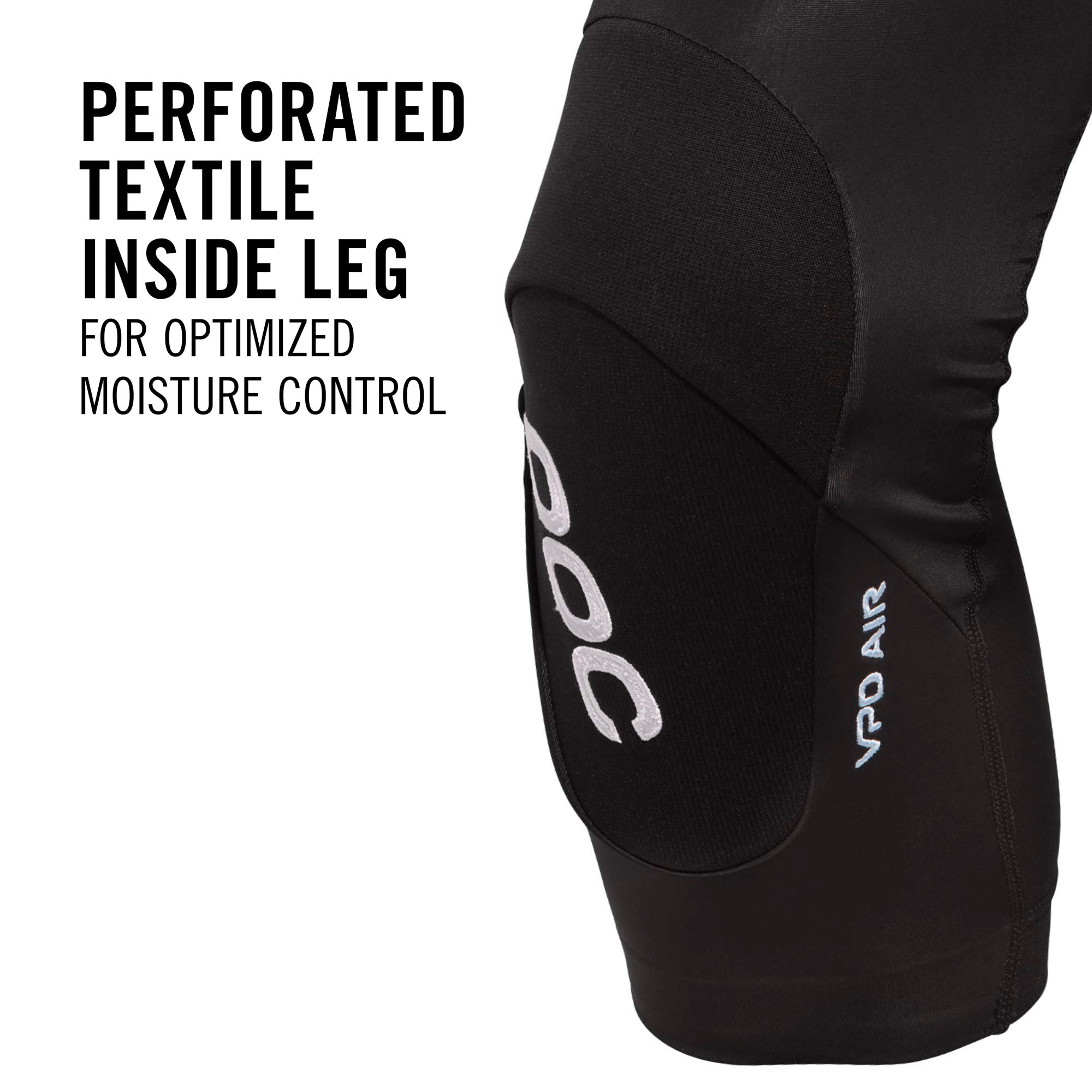 POC VPD Air Legs, Mountain Biking Armor for Men and Women, Uranium Black, M