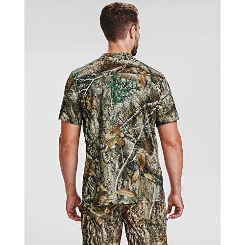 Under Armour Isochill Brushline Short Sleeve, Realtree Edge (991)/Maverick Brown, Medium