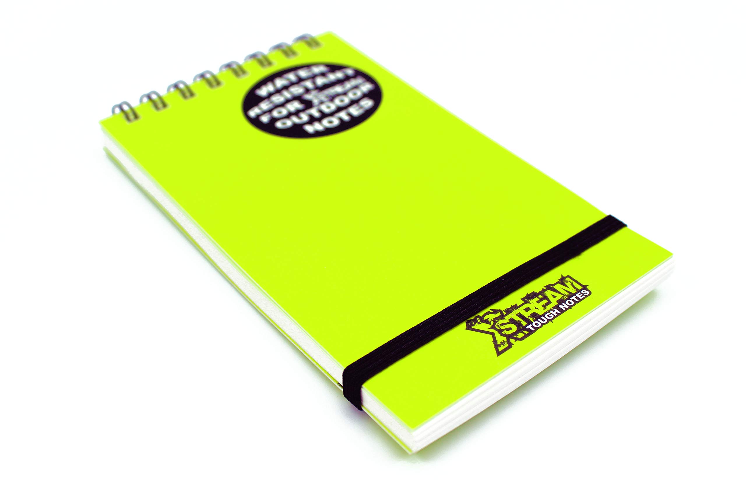 Silvine Wirebound Waterproof Pocket Notebook with Water Resistant Paper,Yellow,5x3" 96 Pages of 90gsm